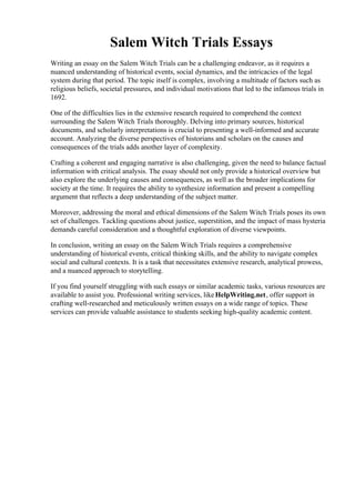 Salem Witch Trials Essays.pdf
