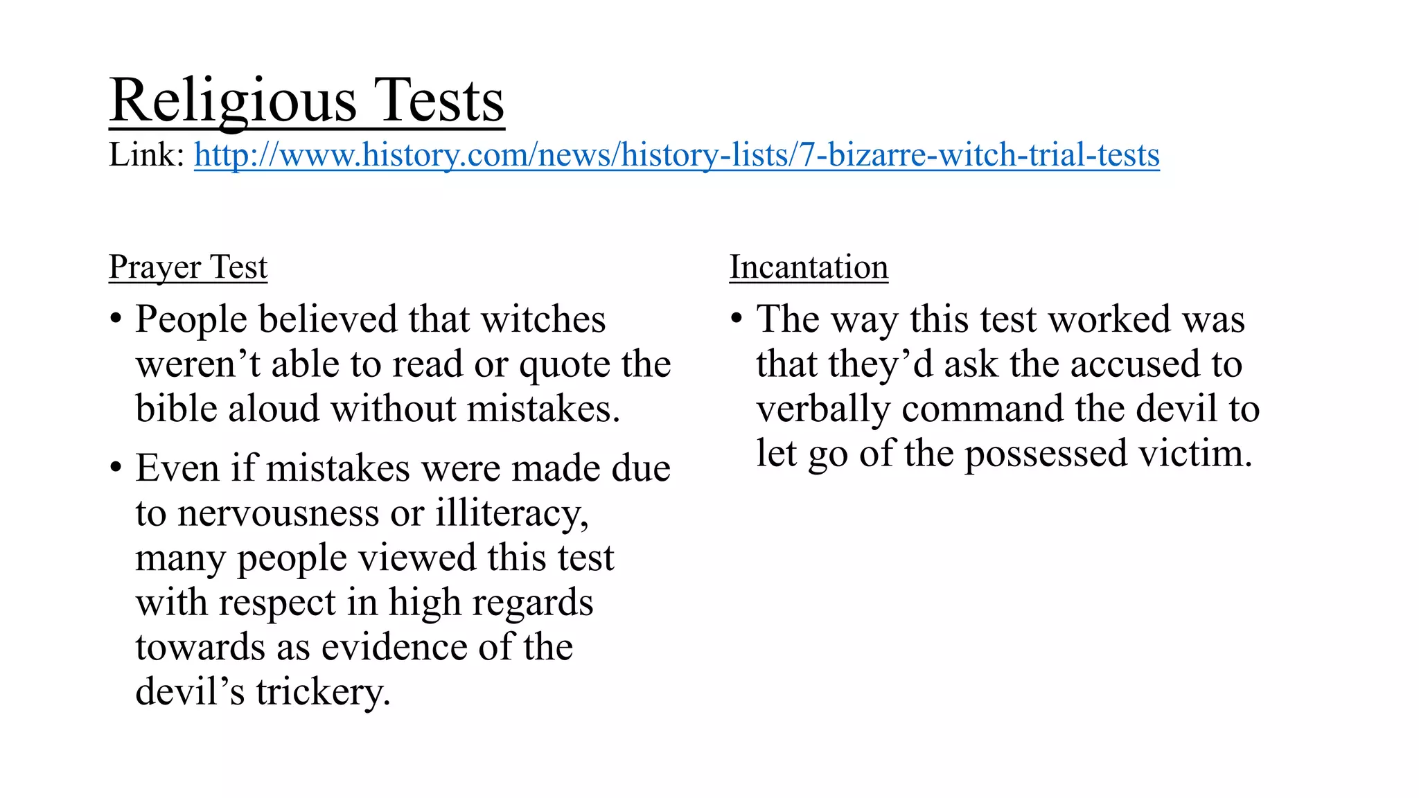 Salem witch trials powerpoint | PPTX