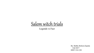 Salem witch trials powerpoint | PPTX