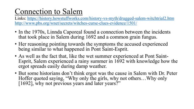 Salem witch trials powerpoint | PPTX | Paranormal Phenomena | Hobbies ...