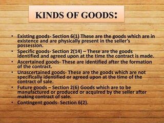 Sale of goods | PPTX