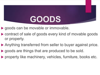 Sale of goods | PPTX