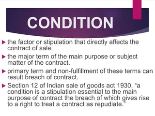 Sale of goods | PPTX