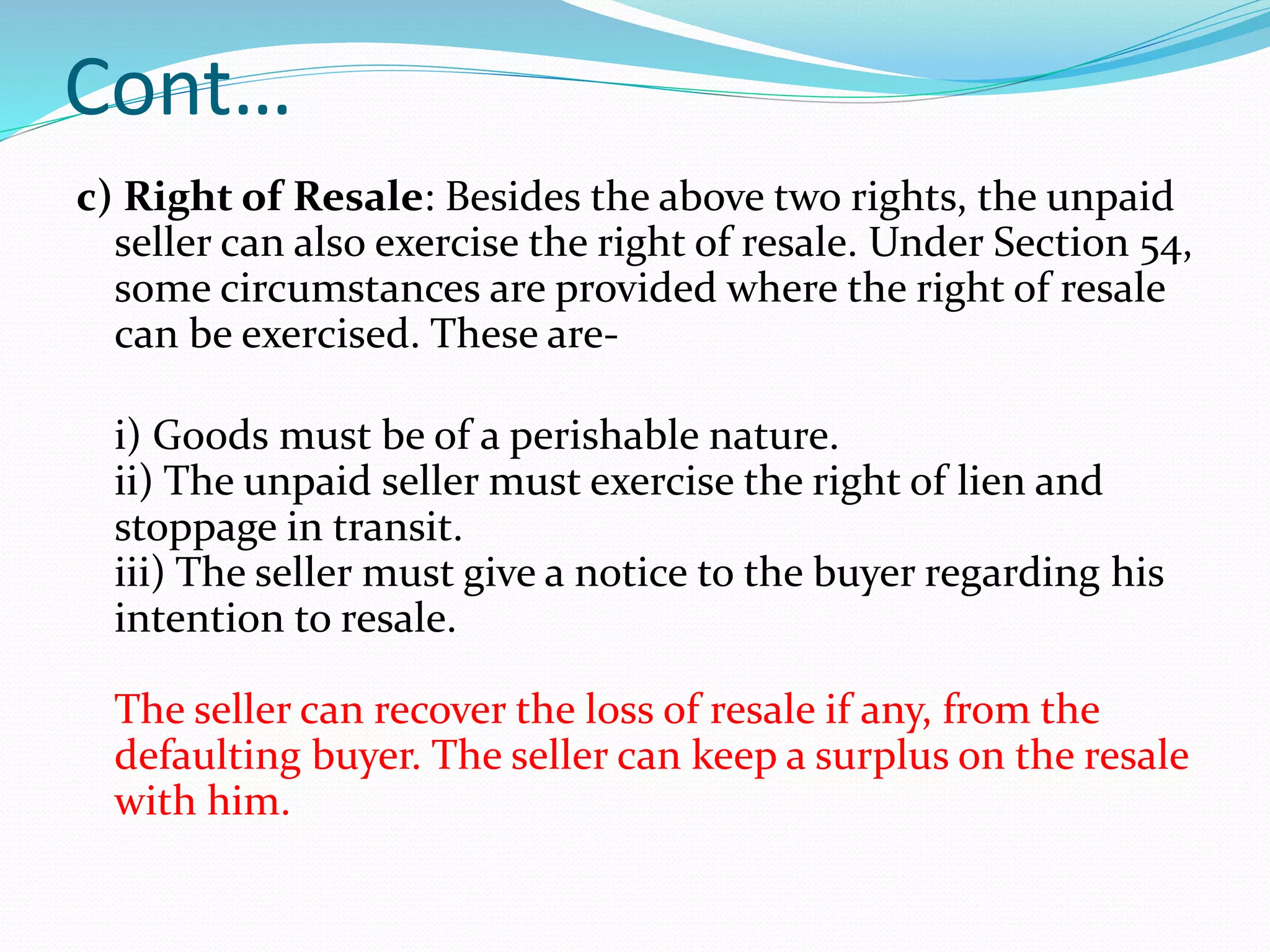 Sale of goods Act, 1930 | PPTX