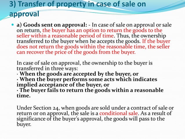 Sale of goods Act, 1930 | PPTX | Commodities | Economy