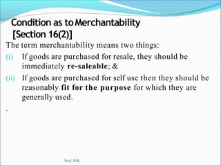 SALE OF GOODS ACT - 1930 IMP.pptx | Business | Business and Finance