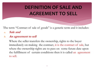Sale of goods act | PPTX