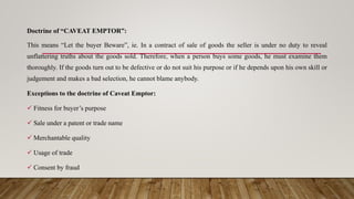 Sale of goods act | PPTX