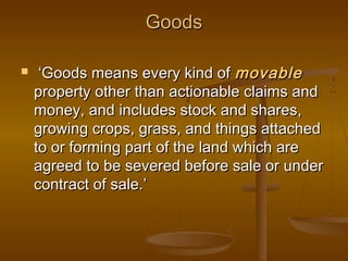 Sale of goods act introduction-India | PPT