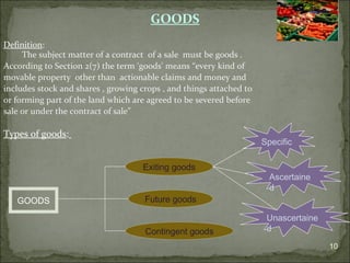 Sale of goods act 1930 | PPT