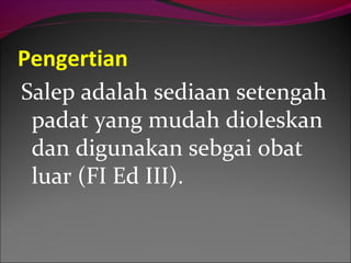 Salep | PPT
