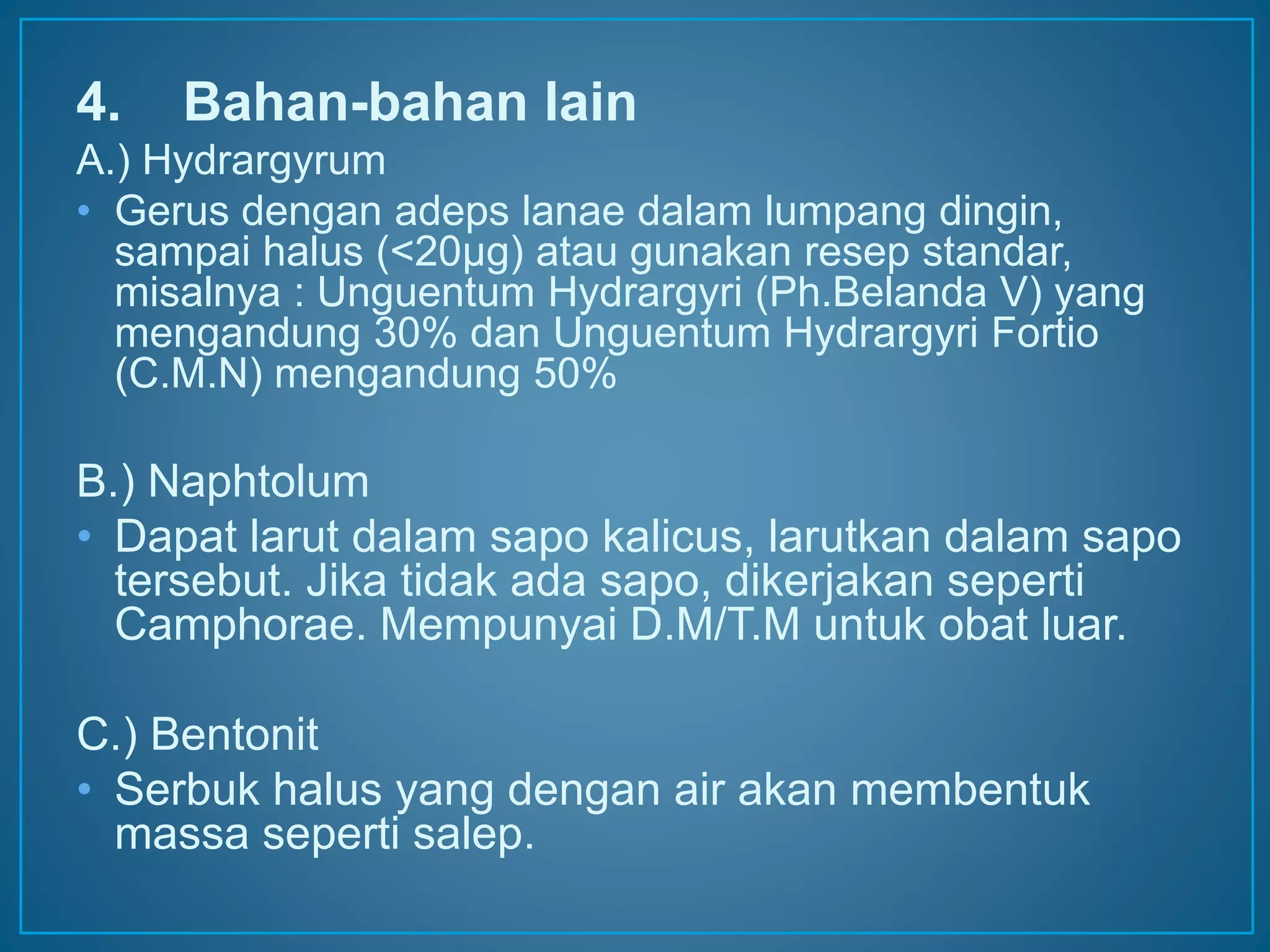 Farmasetika: Salep1 | PPTX