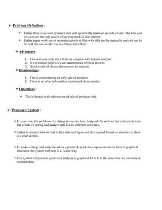 Sale Record System | PDF