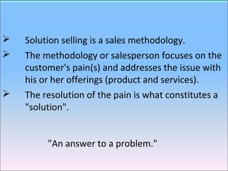 Strategic Solution Sales | PPT