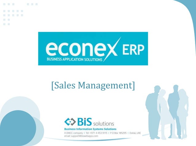 Sales management ERP Module | PPT