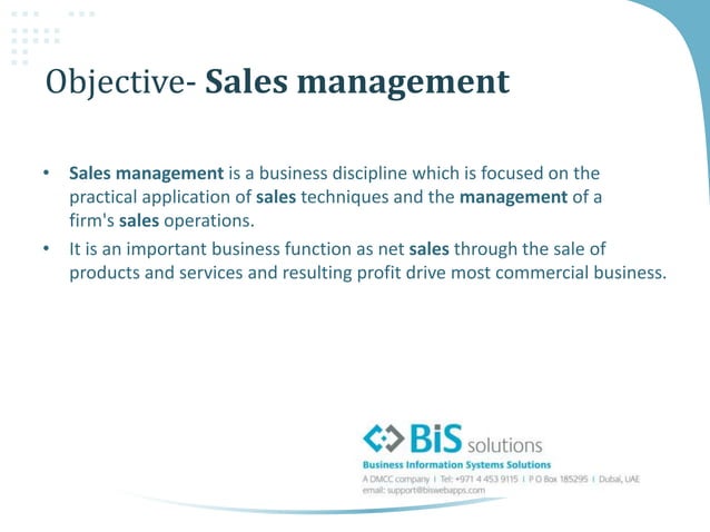 Sales management ERP Module | PPT