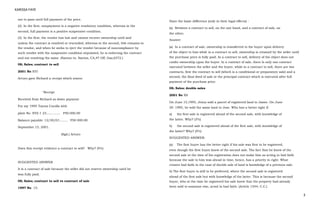 1990-2004 Bar Questions and Answers in Sales | DOCX