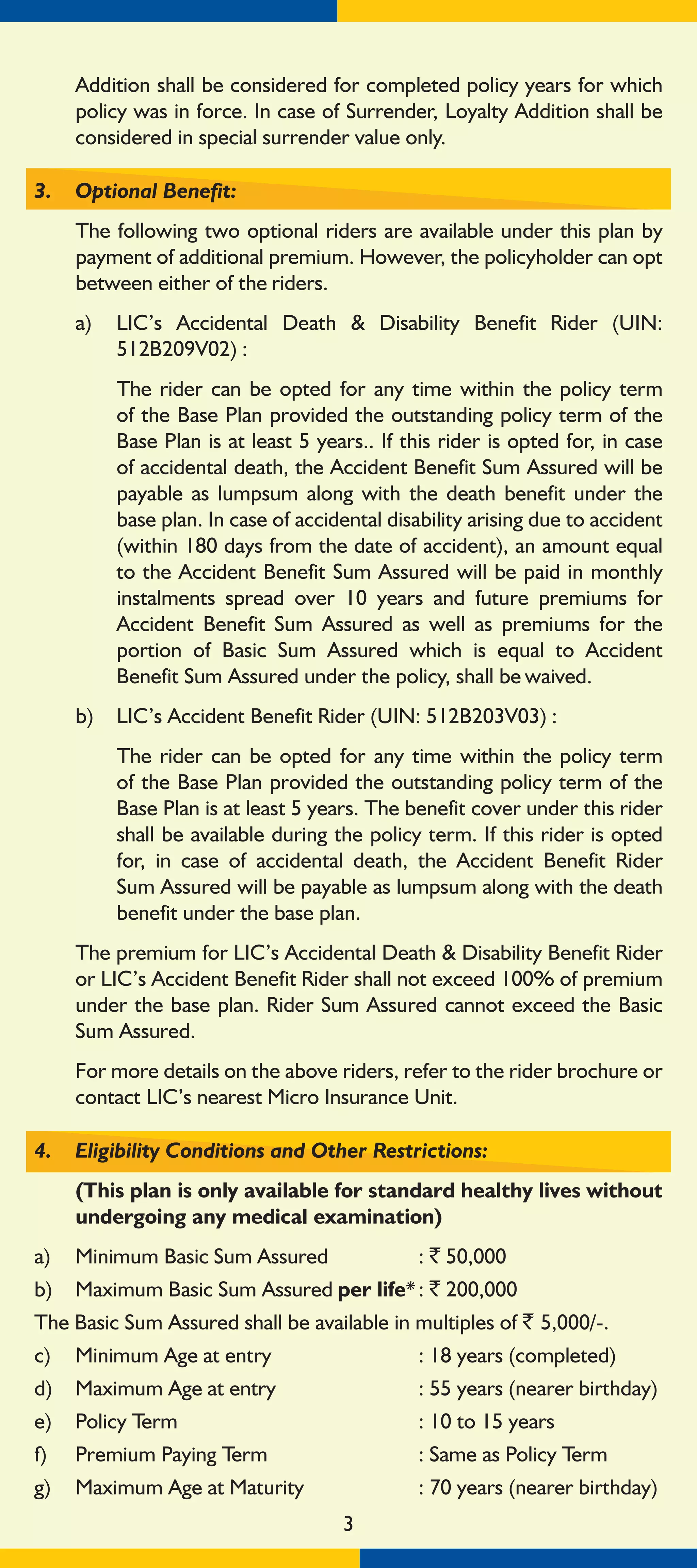 Sales brochure-li cs-micro-bachat-plan-2020 | PDF