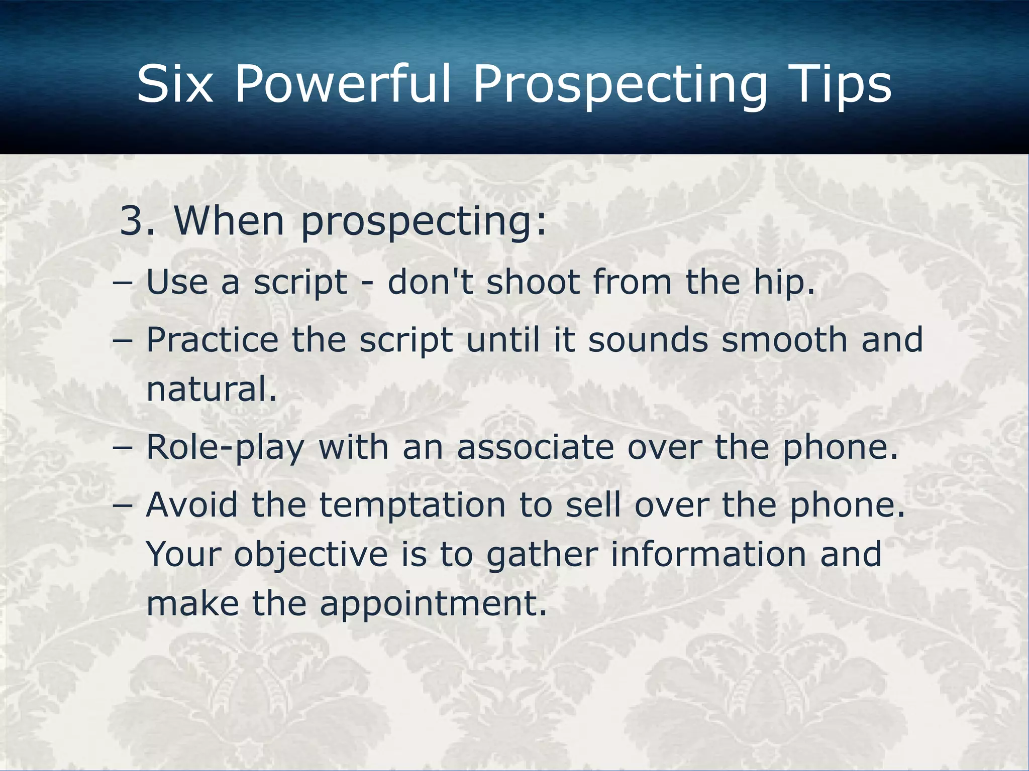 Improving Your Selling Skills | PPT