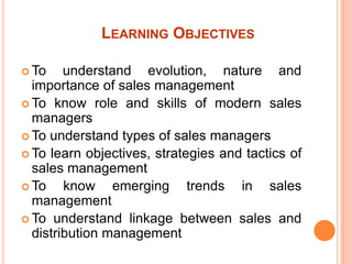 Sales & distribution management | PPTX