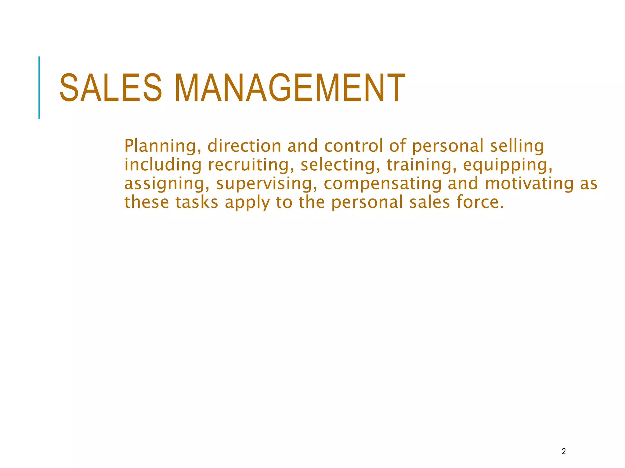 sales-management Training | PPTX