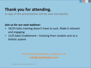 Sales marketing alignment 10 16-13_ | PPT
