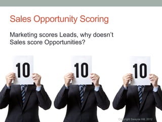 How to Create a Sales Opportunity Scoring System | PDF