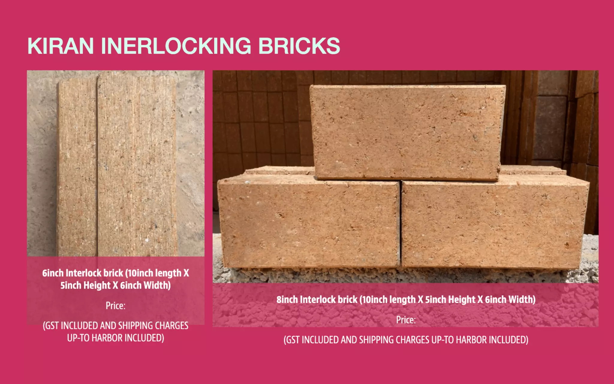 KIRAN INTERLOCK BRICKS - THE QUALITY INTERLOCKING BRICKS YOU DREEM | PPT
