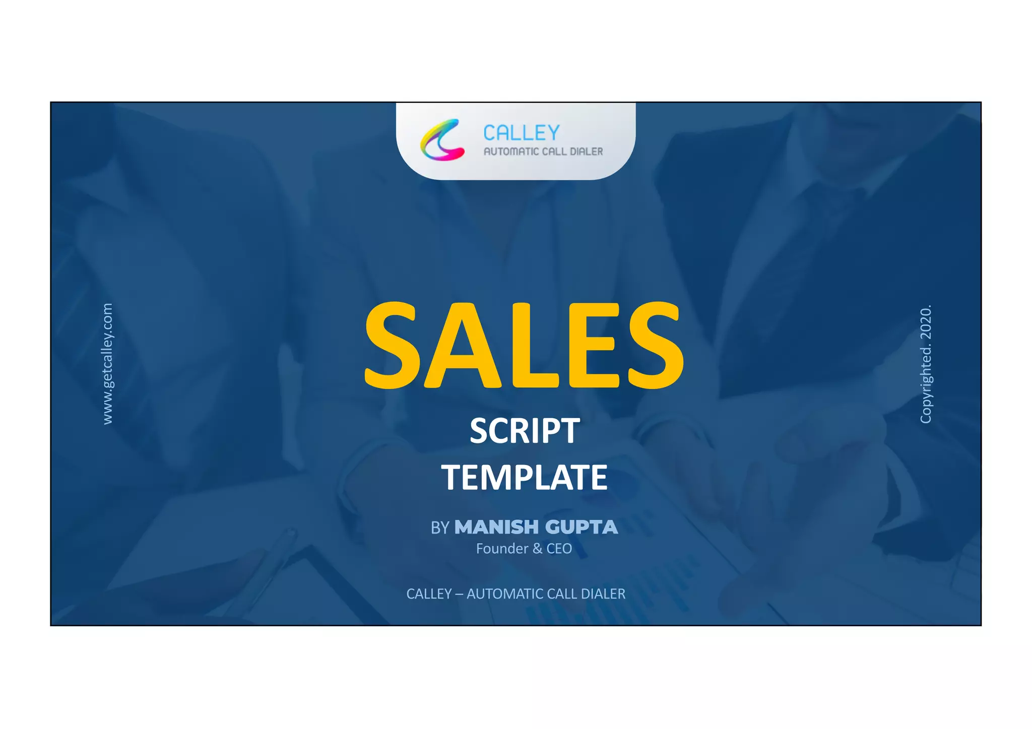 Sales Pitch Template Builder for Cold Calling Teams | PDF