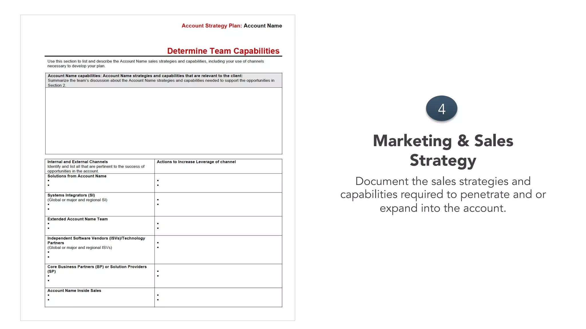 Sales Planning - Sales Strategy Template | PDF