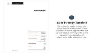 Sales Planning - Sales Strategy Template | PDF