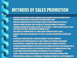 Sales Promotion & Personal Selling | PPT