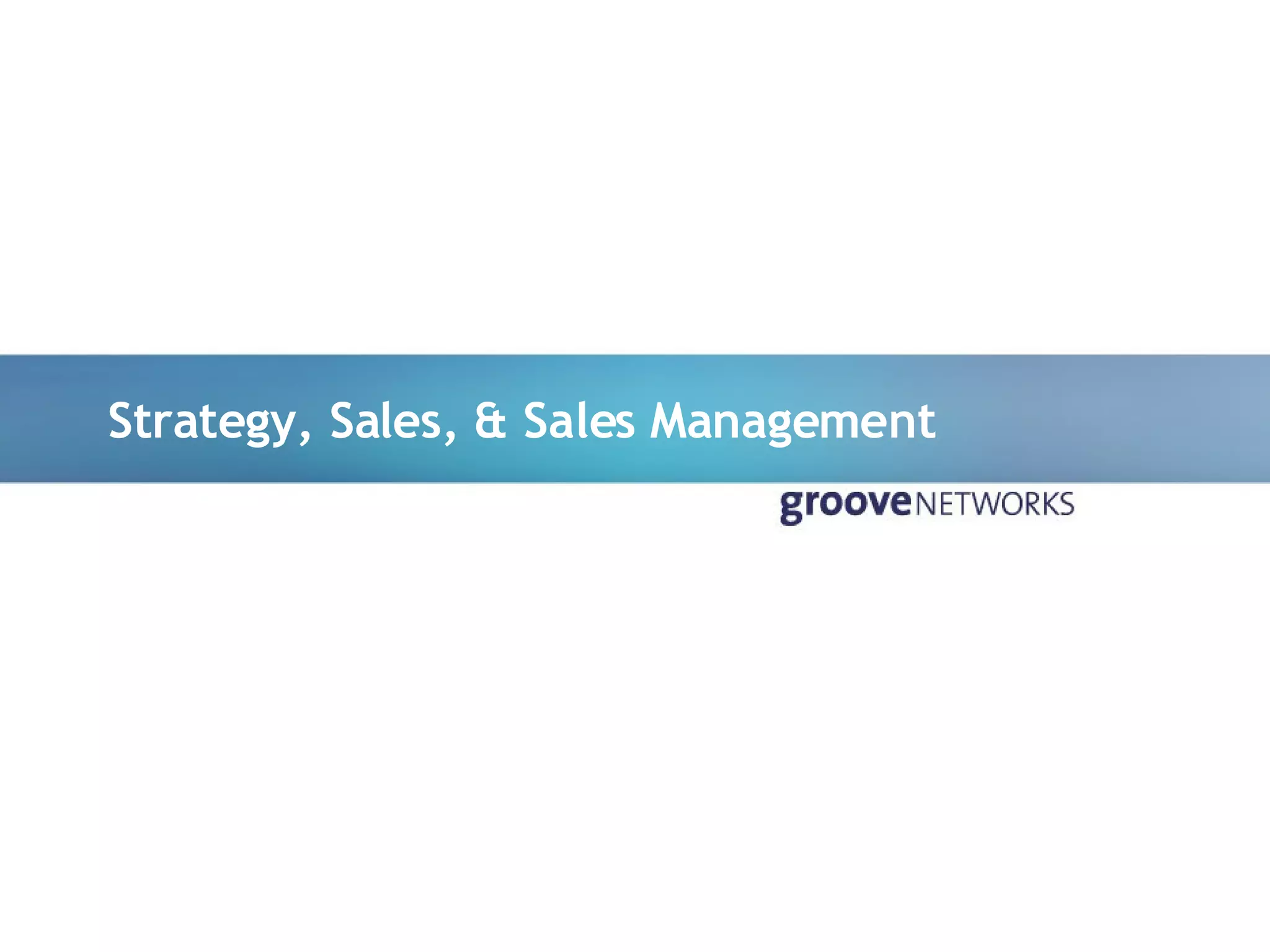 Sales, Sales Management, Sales Strategy | PPT