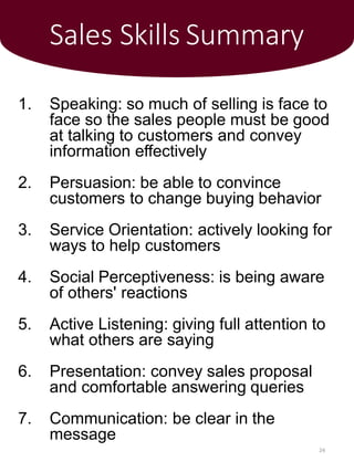 Sales skills-introduction | PPTX