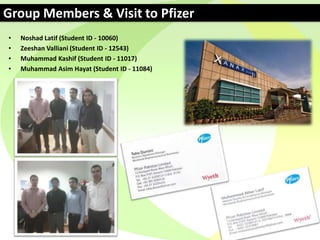 Sales Report - Pfizer Pakistan | PPT