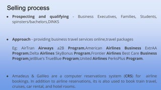 Sales Process for Airlines | PPTX