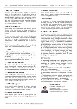 Sales analysis using product rating in data mining techniques | PDF ...