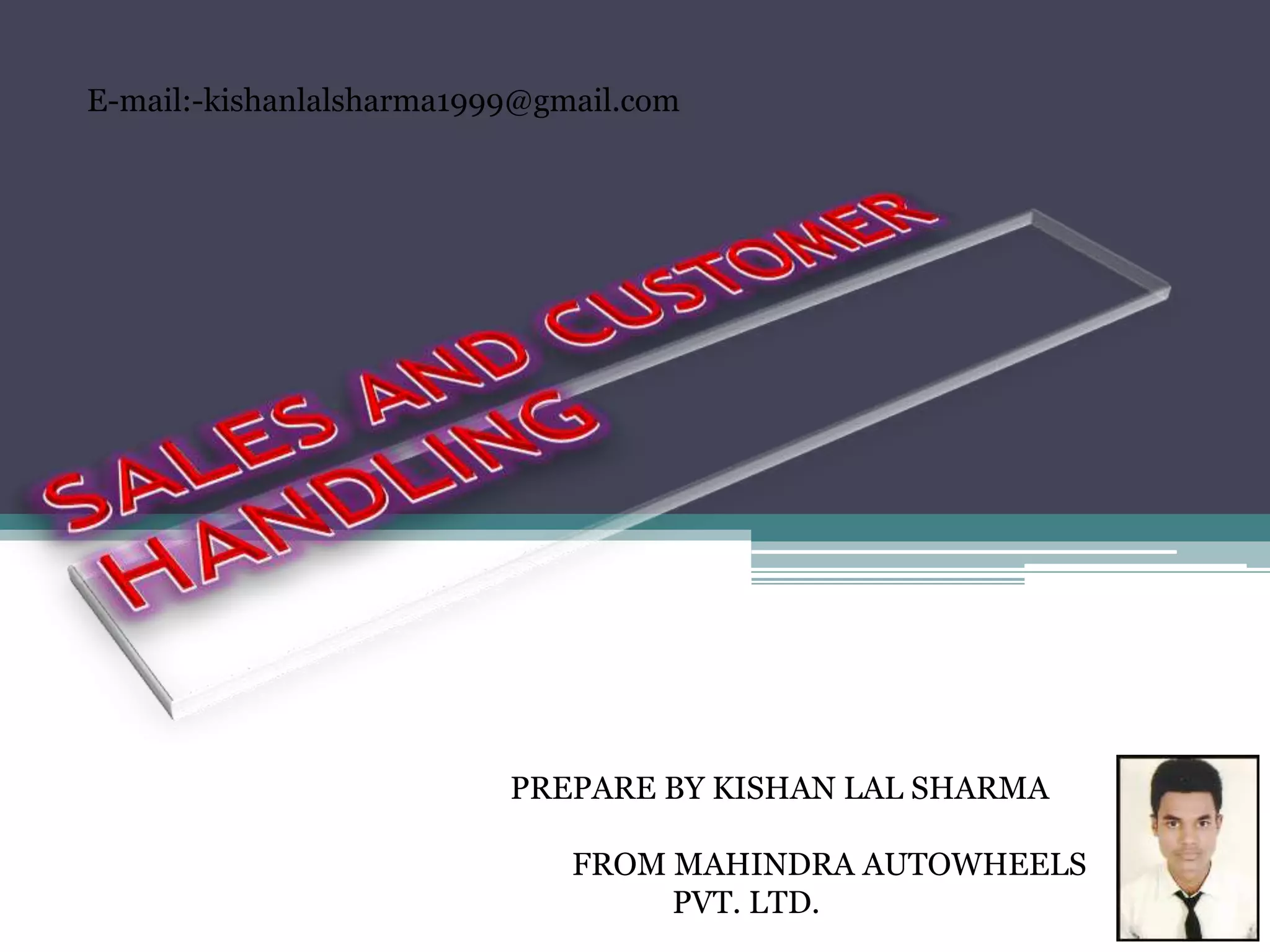 Sales and customer handling | PPTX