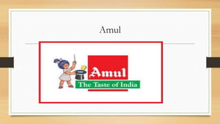 Sales and distribution channel of amul | PPTX