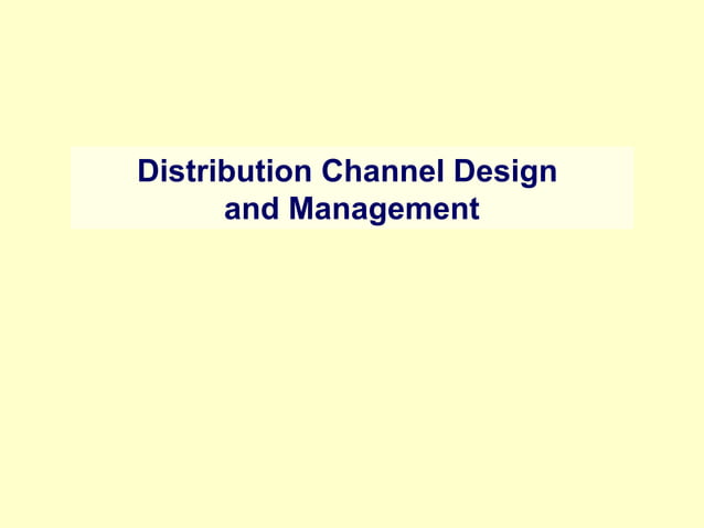 Sales And Distribution Management | PPT | Sales | Business
