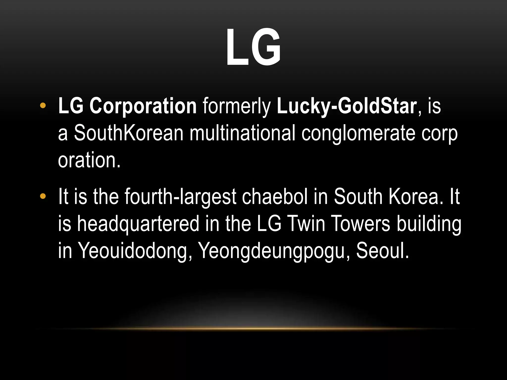 Sales and distribution management of Samsung and LG. | PPTX