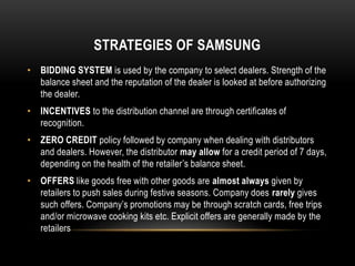 Sales and distribution management of Samsung and LG. | PPTX | Large ...