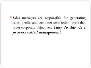 Sales And Distribution Management Intro | PPT