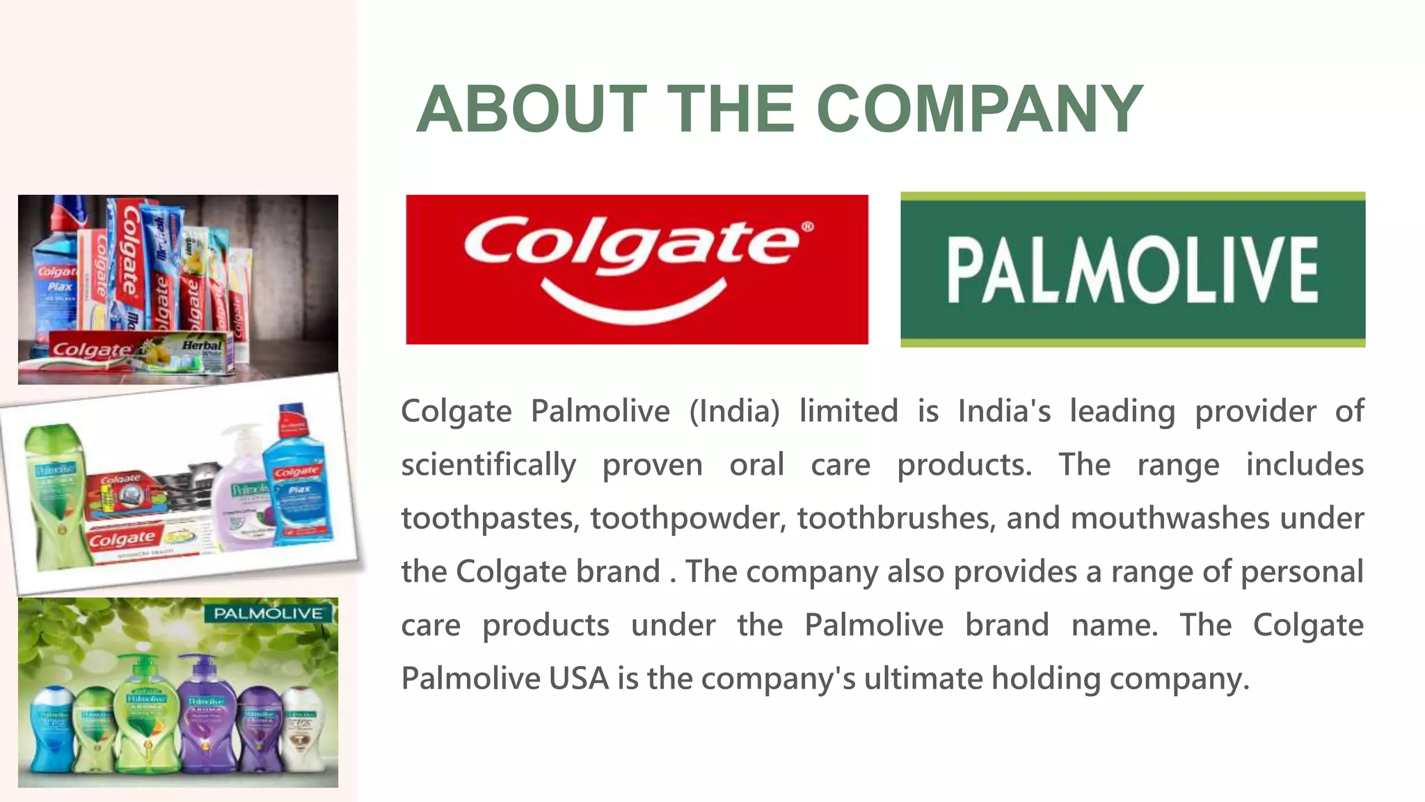 SALES AND DISTRIBUTION MANAGEMENT OF COLGATE PALMOLIVE | PPTX