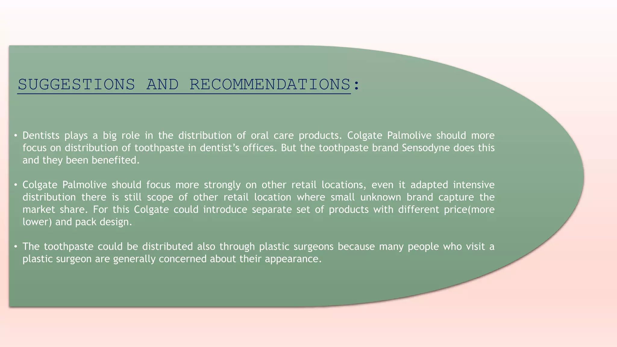 SALES AND DISTRIBUTION MANAGEMENT OF COLGATE PALMOLIVE | PPTX