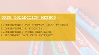 SALES AND DISTRIBUTION MANAGEMENT OF COLGATE PALMOLIVE | PPTX