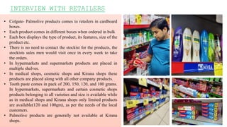 SALES AND DISTRIBUTION MANAGEMENT OF COLGATE PALMOLIVE | PPTX