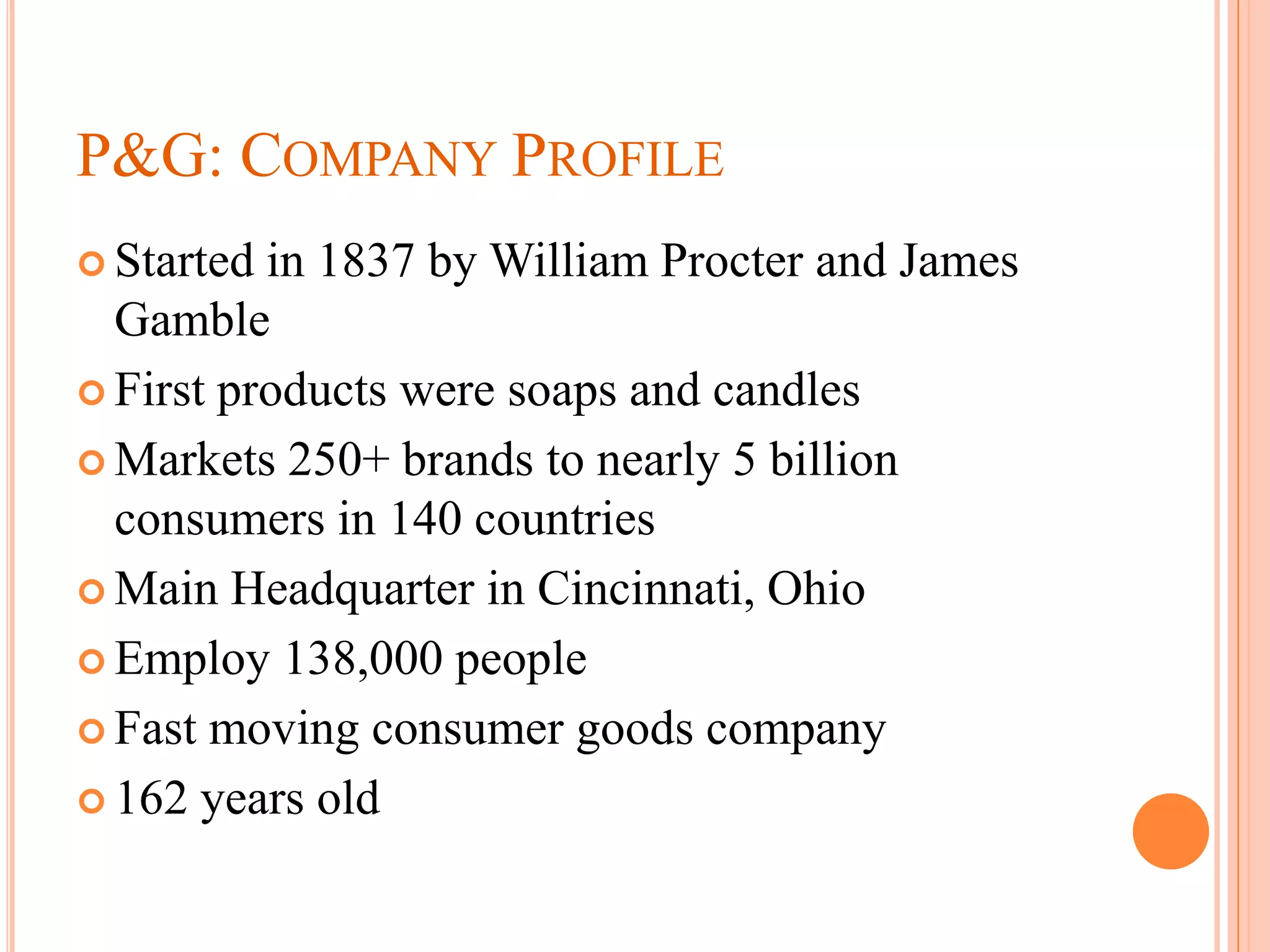 Sales and distribution presentation on procter n gamble(P&G) | PPTX