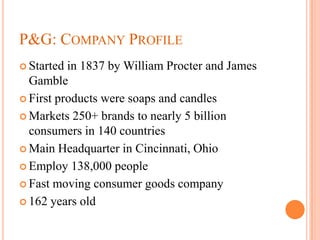 Sales and distribution presentation on procter n gamble(P&G) | PPTX