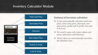 Sales and inventory management | PPTX